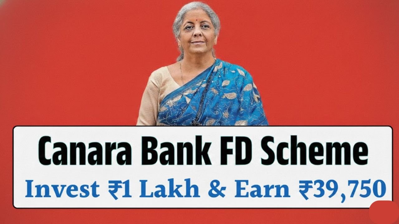 Canara Bank FD 2026: Deposit ₹1 Lakh and Earn ₹39,750 Guaranteed Interest